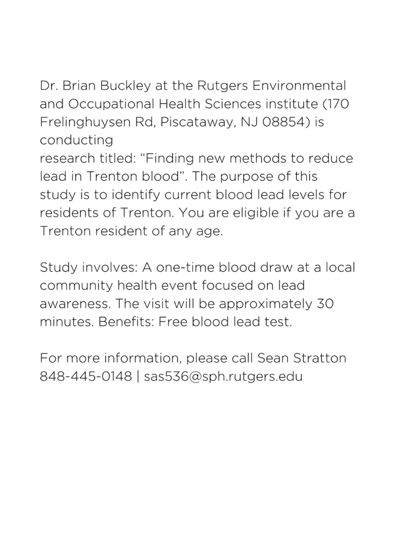 CEED and the Community: First Annual Lead Awareness Day and Community ...